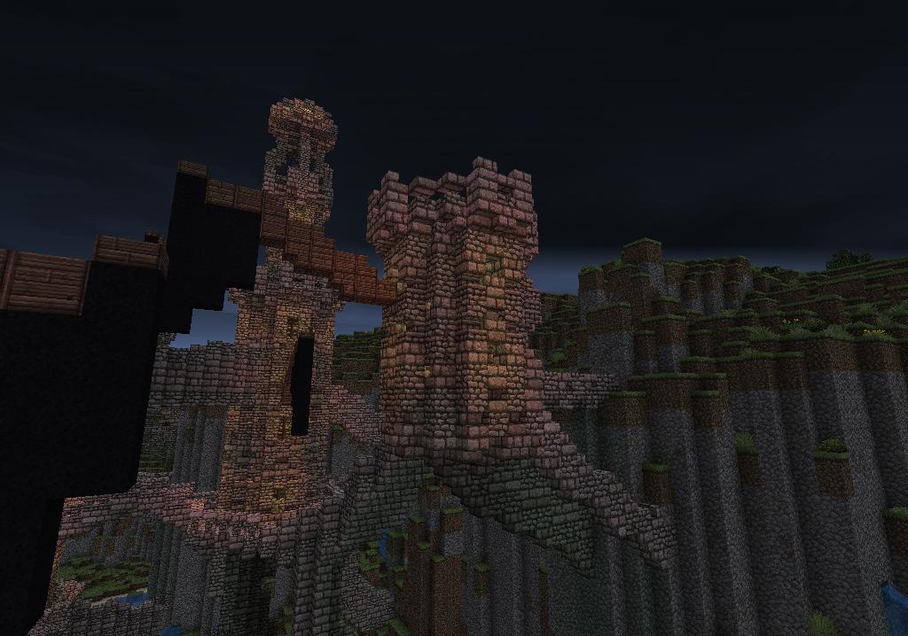 Dark Cliff Castle Minecraft Map