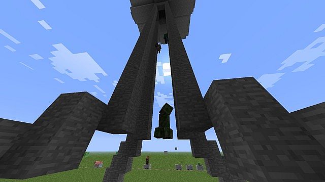 Big item, Elevator and Mob Drop Minecraft Map