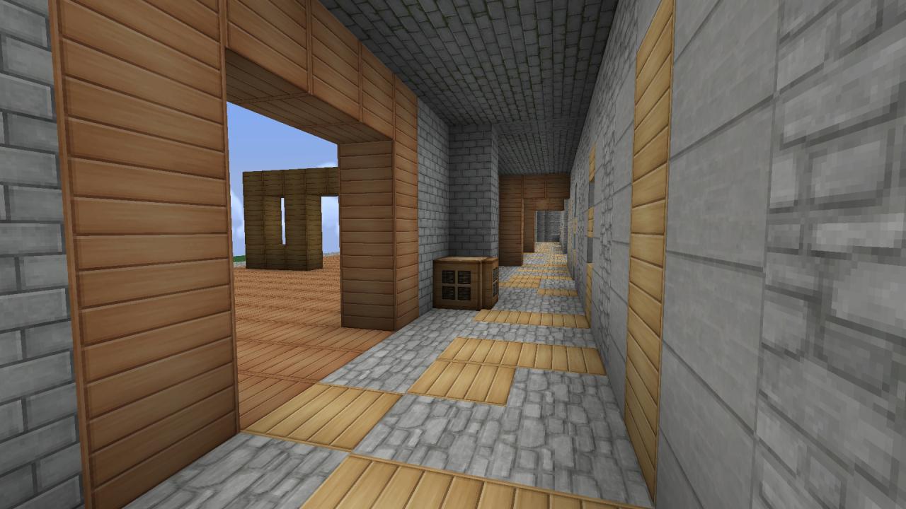 Uncharted 3 - The Chateau (PvP Map) Minecraft Map