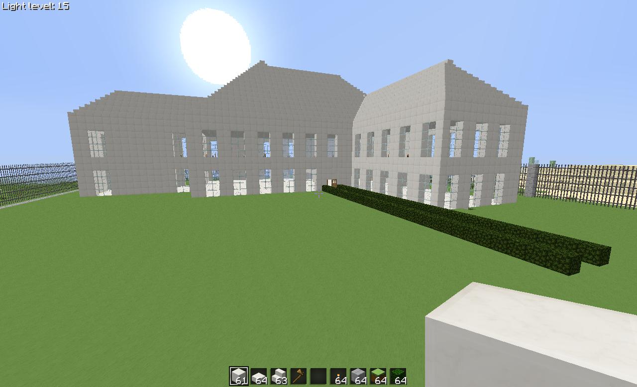 Quartz mansion Minecraft Project
