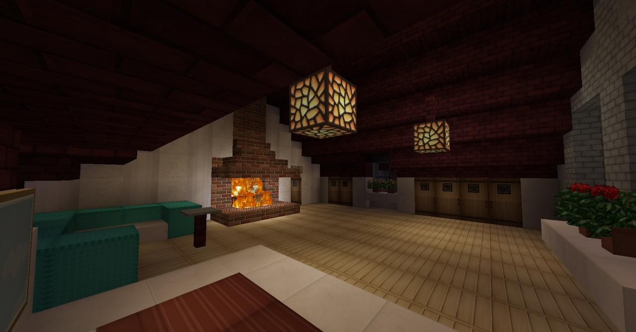 Huge Mansion. Minecraft Map