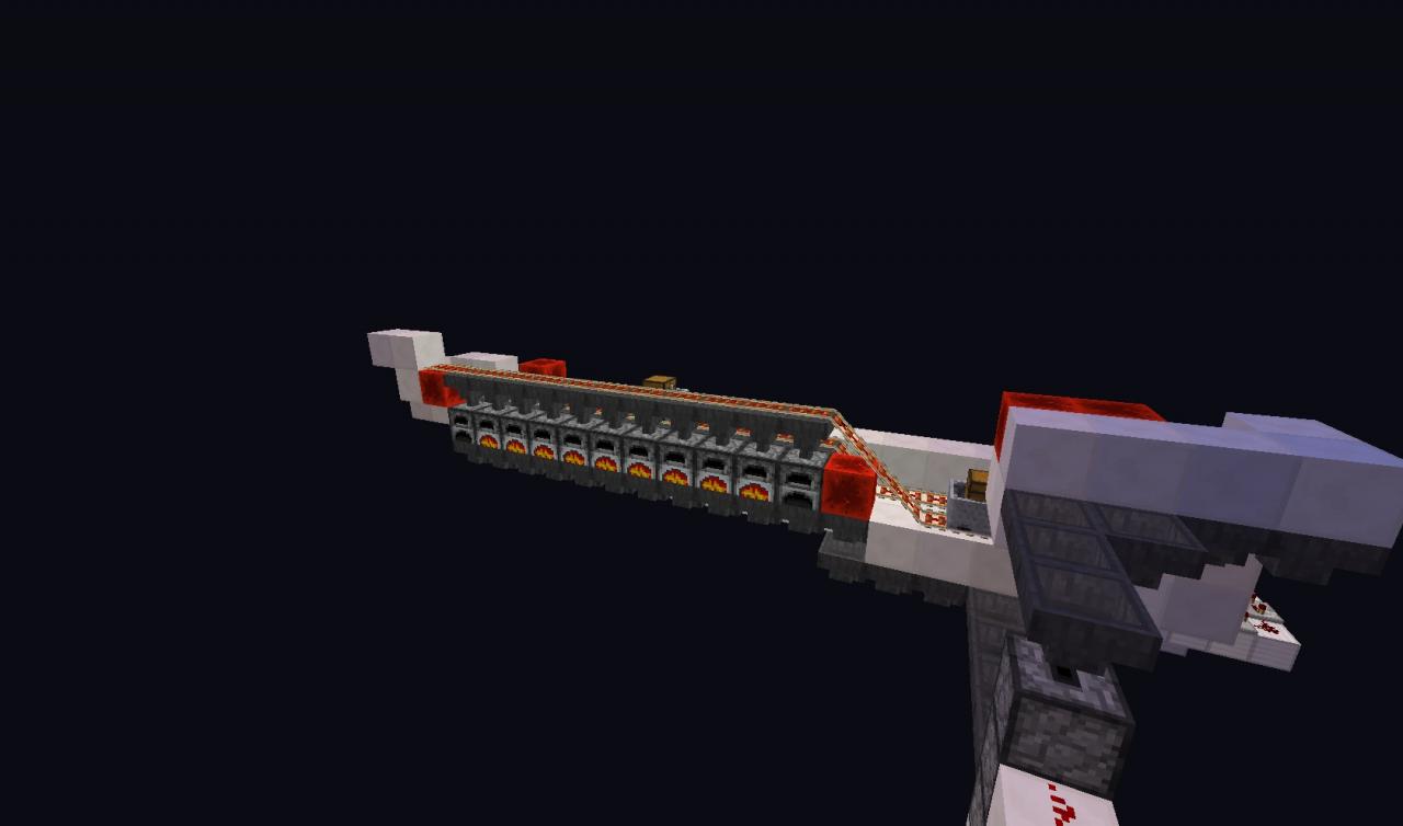 Ultra-fast furnace Minecraft Map