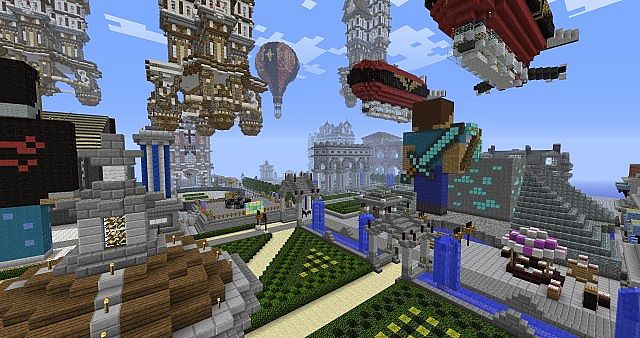 Epic Server Spawn Minecraft Map