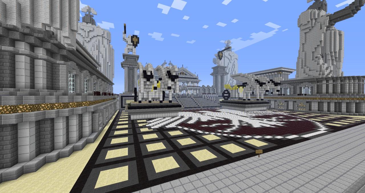 Epic Server Spawn Minecraft Map