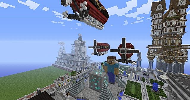 Epic Server Spawn Minecraft Map