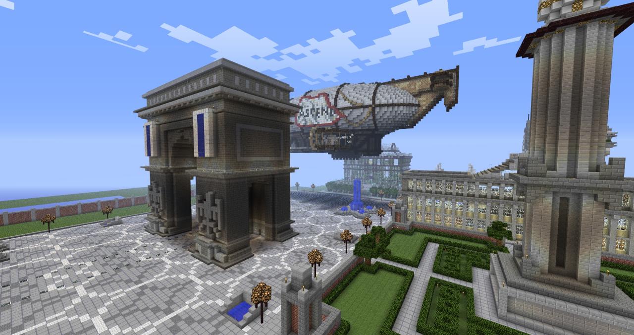 Epic Server Spawn Minecraft Map