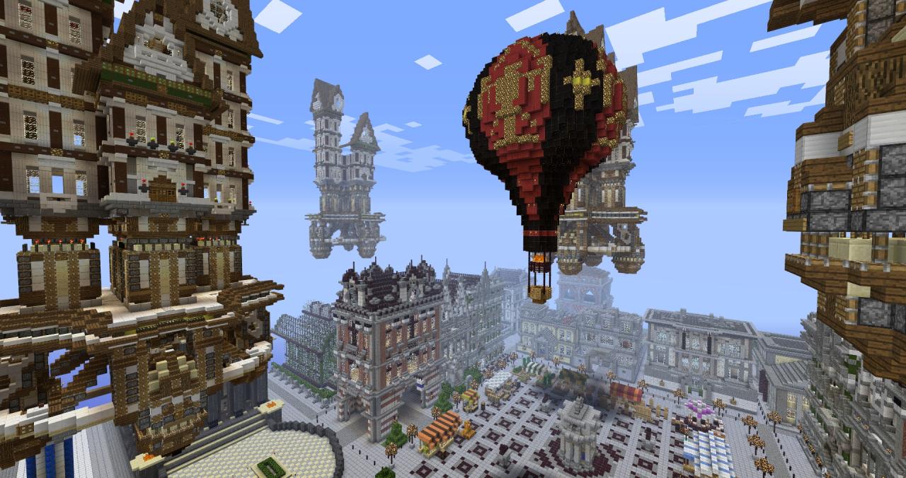 Epic Server Spawn Minecraft Map