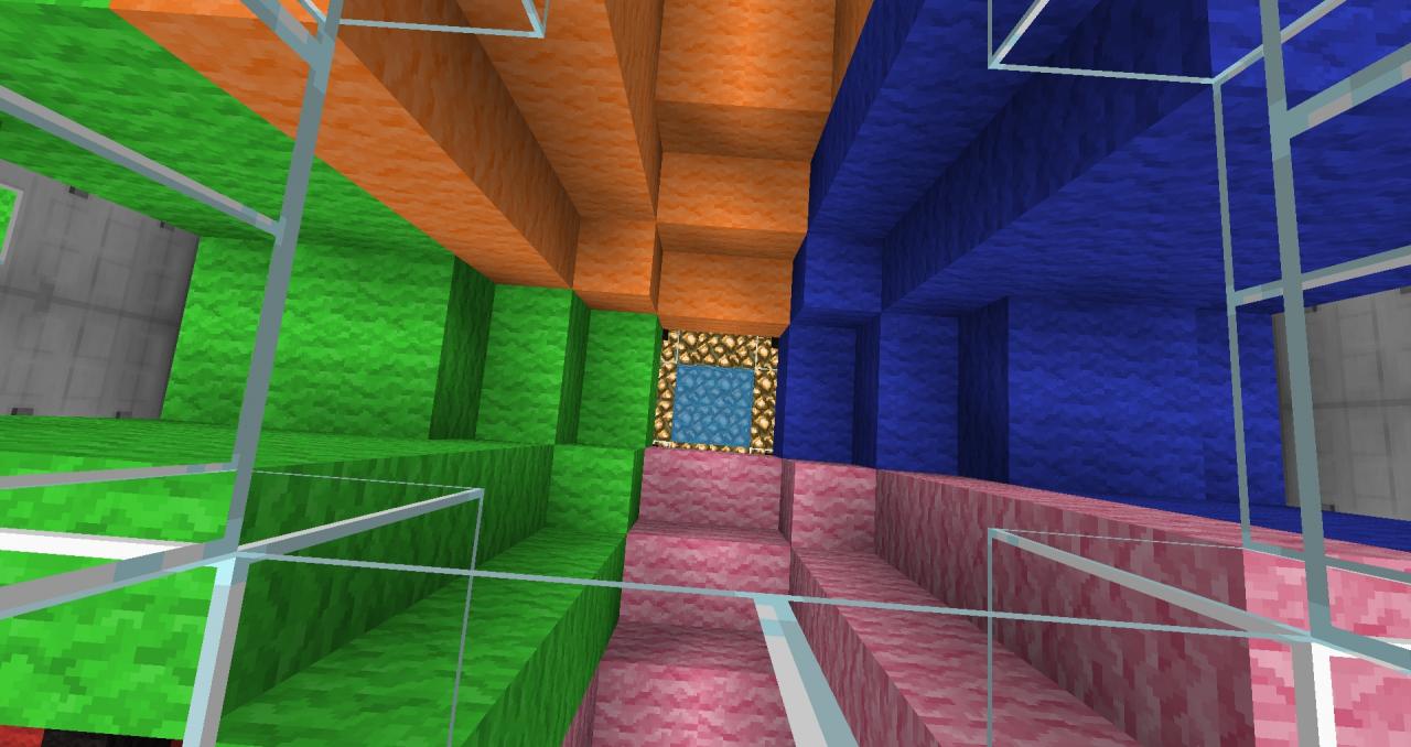 Rainbow Fight [4 Players] Minecraft Map