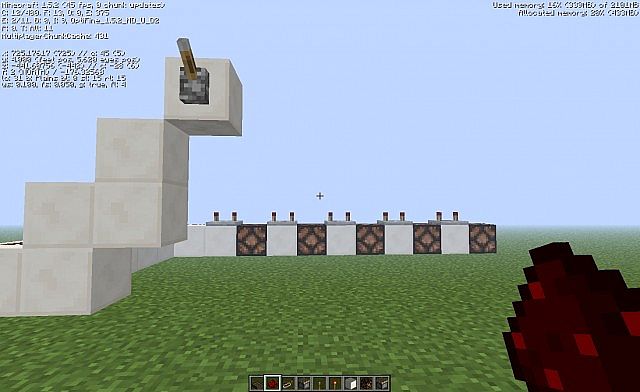 One-by-one Lamp lighting: Basic Redstone Logic Minecraft Map
