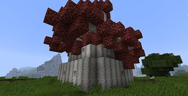 (first try) Weirwood tree- game of thrones. Minecraft Map