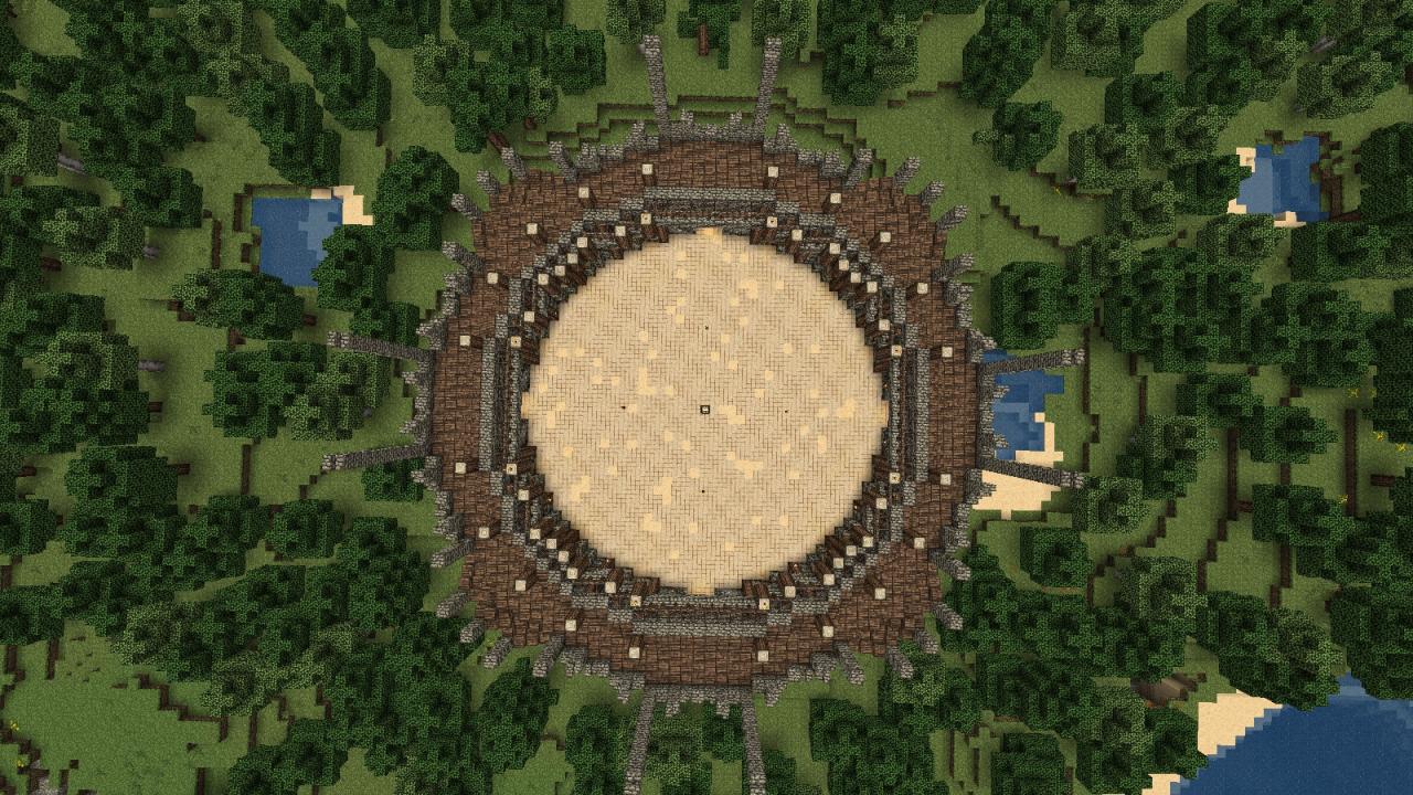 Arena + DOWNLOAD Minecraft Map