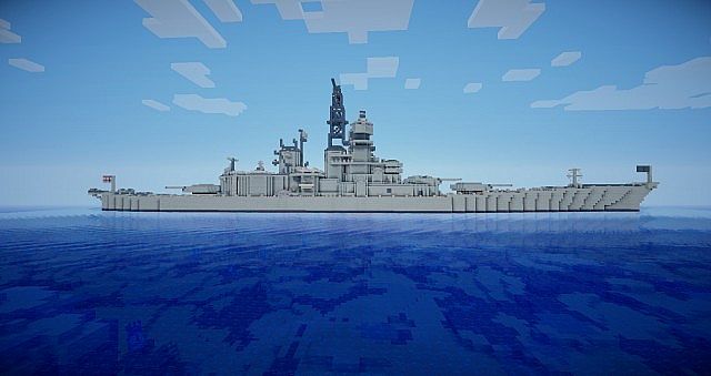 USS Iowa [BB-61] Minecraft Map
