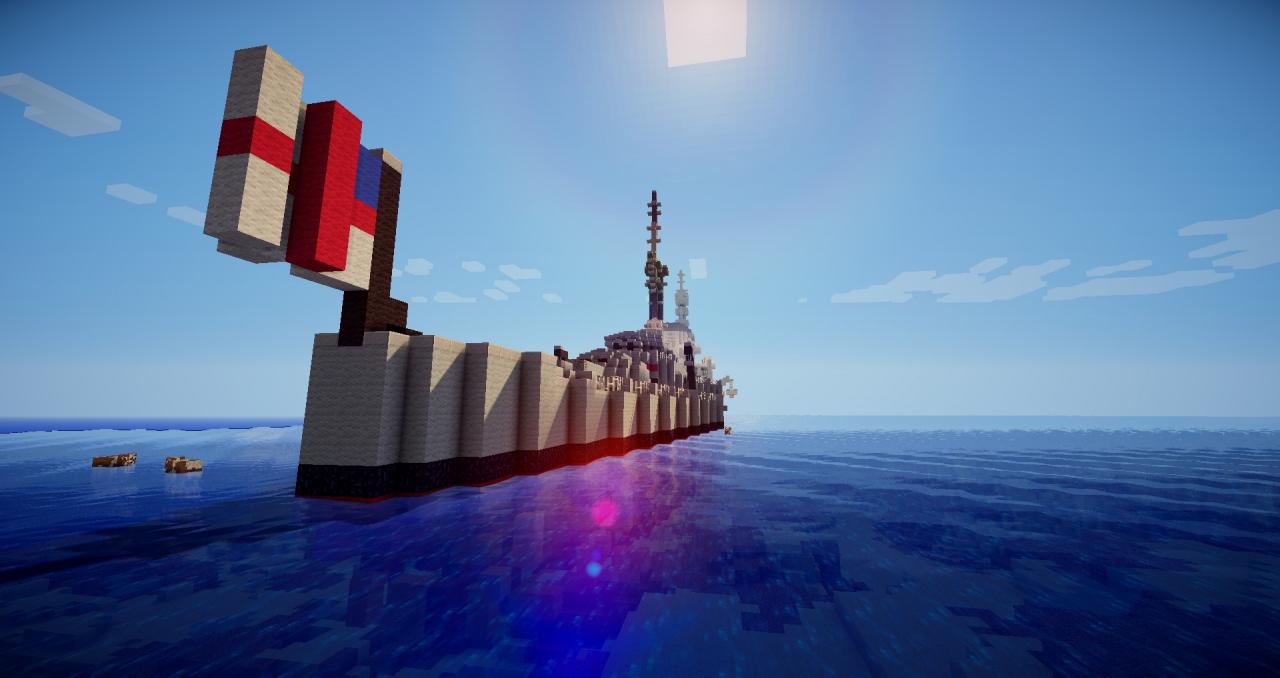 HMS Repulse Minecraft Map