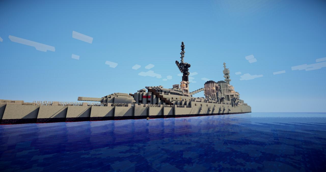 HMS Repulse Minecraft Map