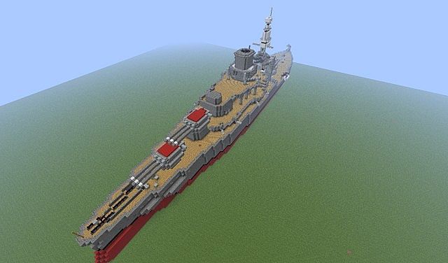 USS Arizona BB-39 || 1:1 Scale Minecraft Map