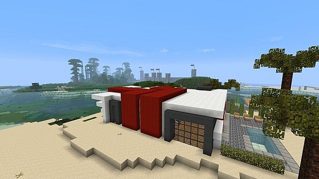Minecraft - Desert Modern House Minecraft Map