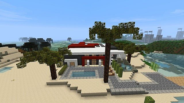 Minecraft - Desert Modern House Minecraft Map