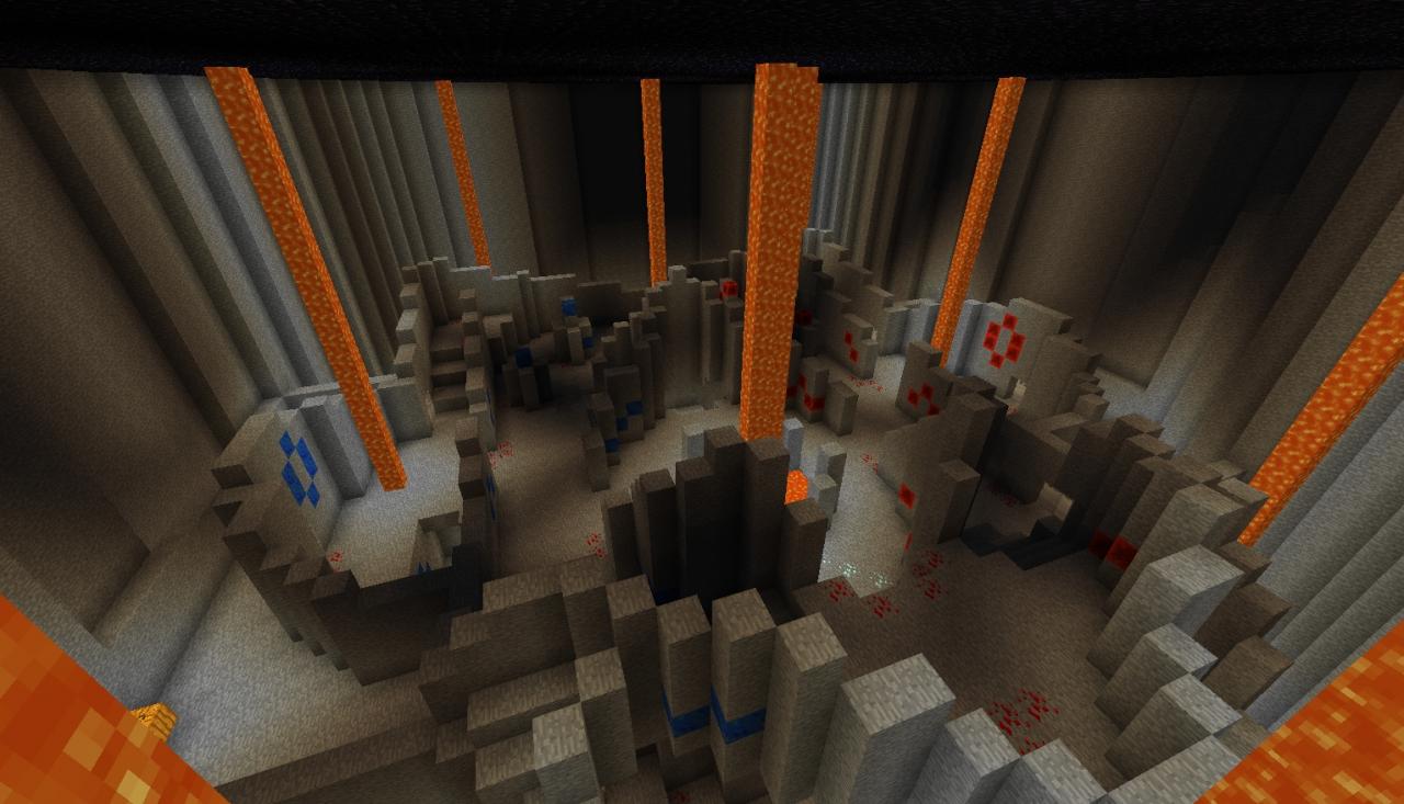 PvP Map: Lava Cavern Minecraft Map