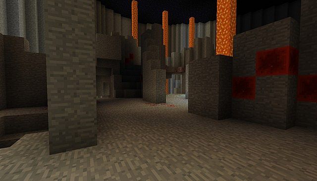 PvP Map: Lava Cavern Minecraft Map
