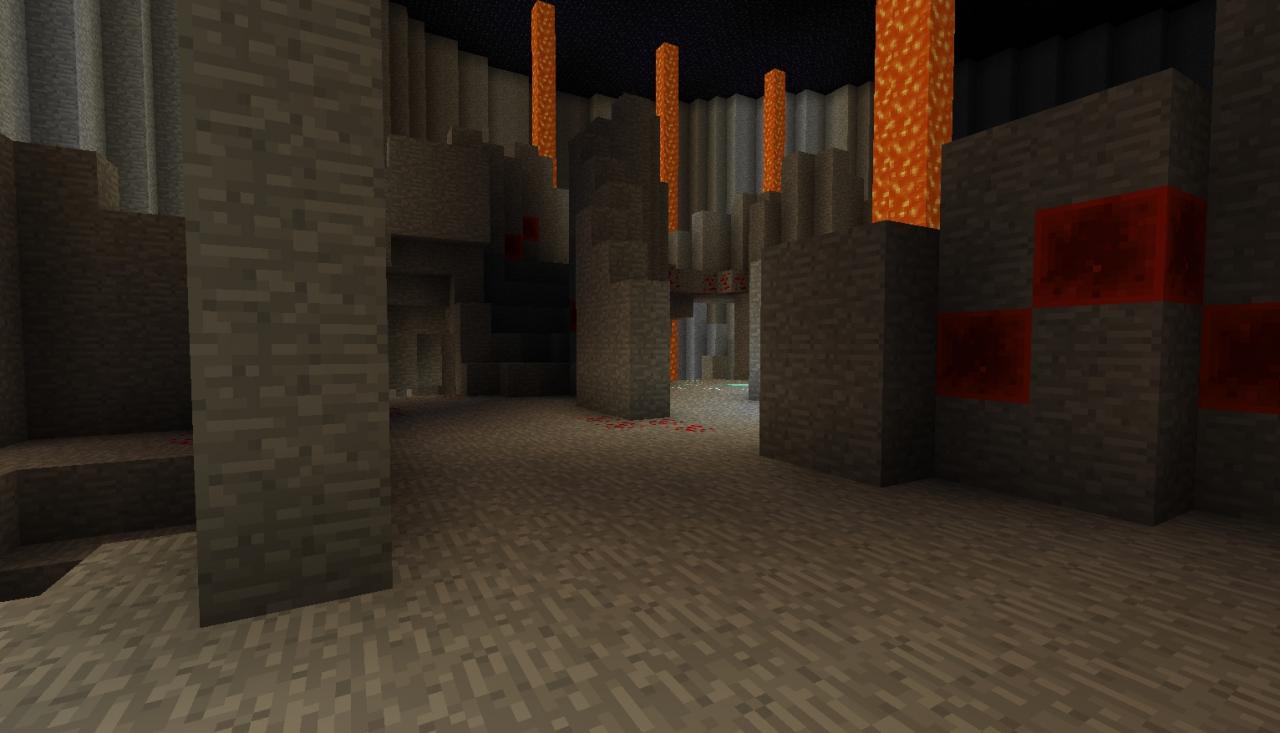 PvP Map: Lava Cavern Minecraft Map