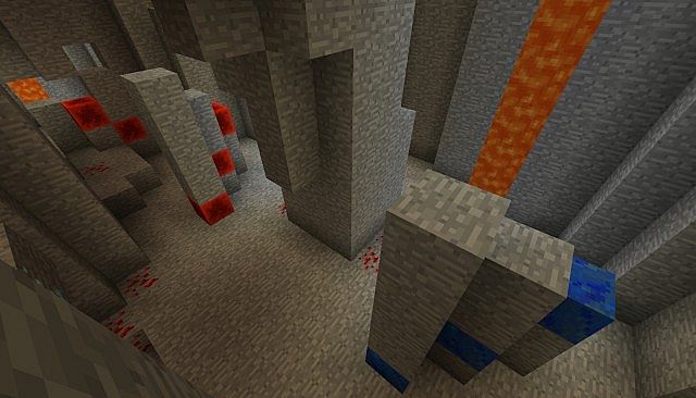 PvP Map: Lava Cavern Minecraft Map
