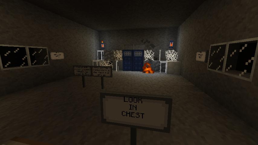 Doctor Who TARDIS adventure map Minecraft Map