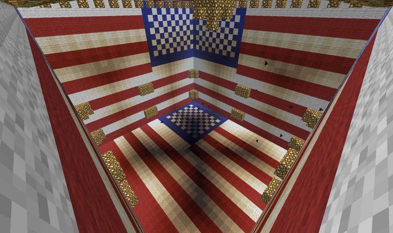 Giant American Flag Minecraft Map