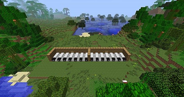 Piano / Bass map Minecraft Map