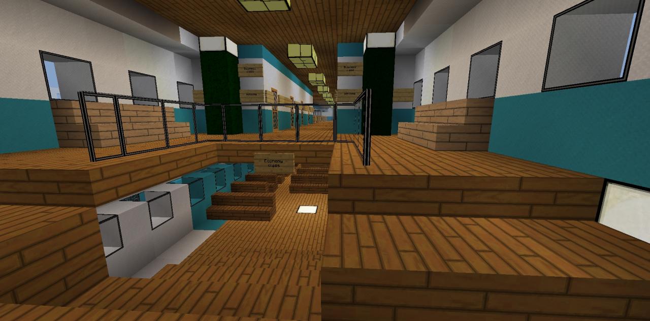 Plane 2-deck delta-lines Minecraft Map