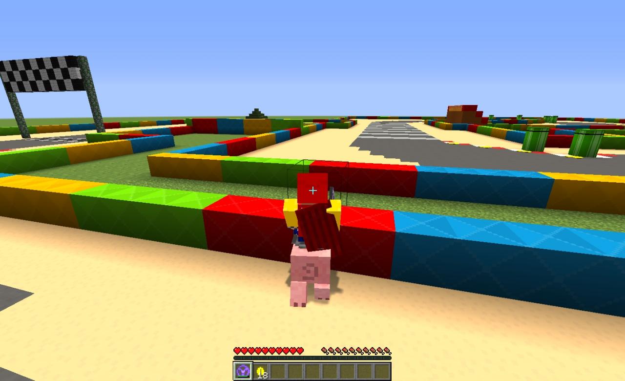 Mario Kart ~ Mario Circuit 2 Minecraft Map