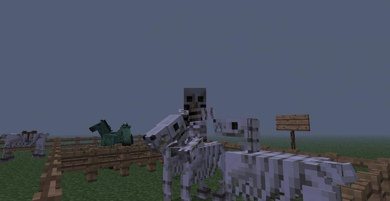 13w18c Skeleton and Zombie Horses(+more) Minecraft Map