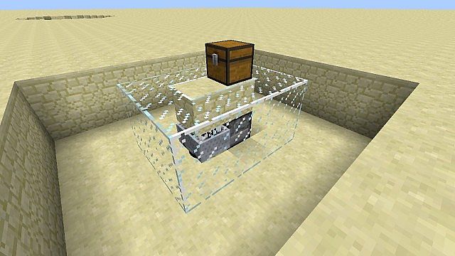 Instant explosion trap Minecraft Map