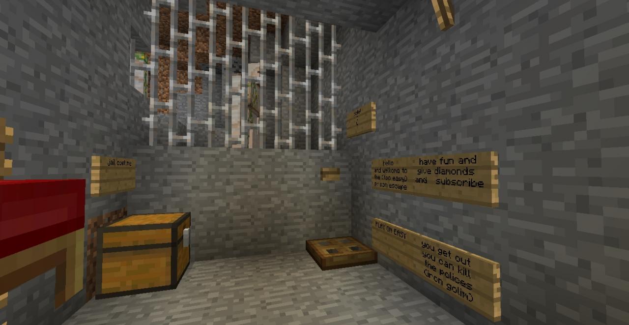 the jail escape of doom Minecraft Map