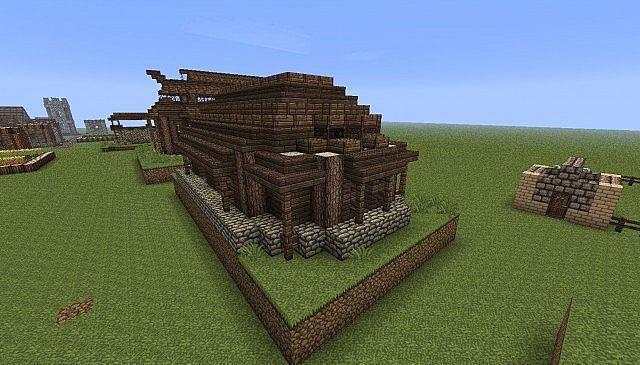 Longhouse Building Set Minecraft Map