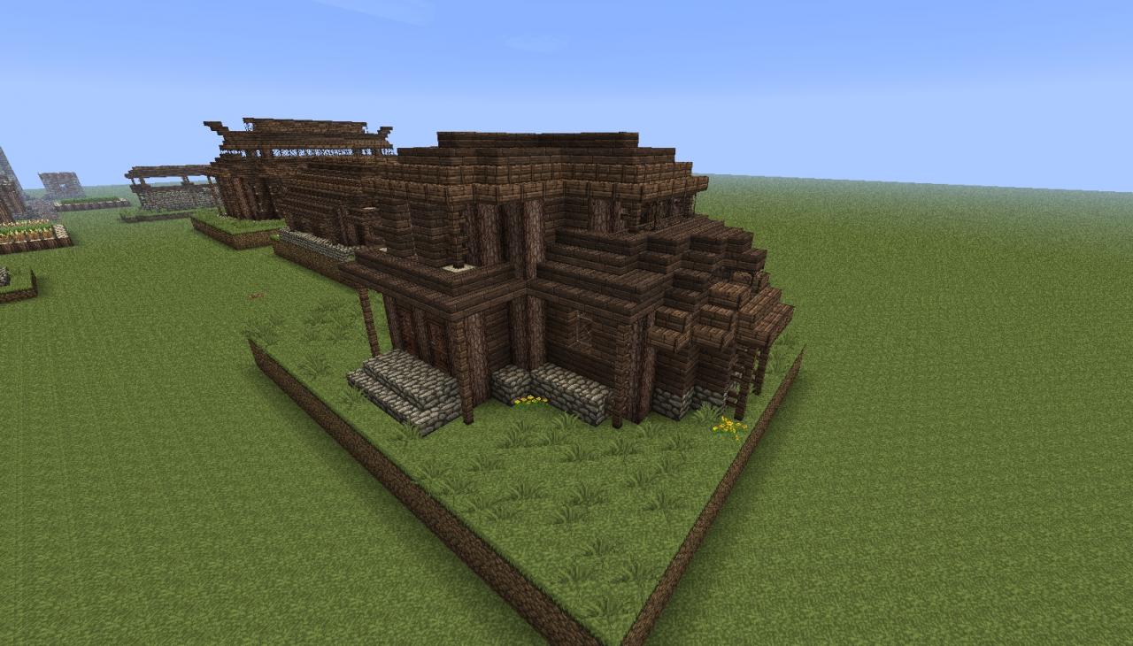 Longhouse Building Set Minecraft Map