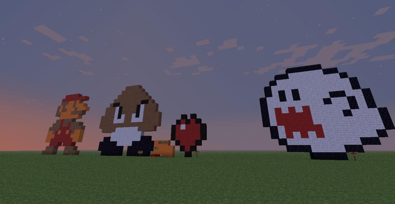 Pixel Art Mayhem Minecraft Map