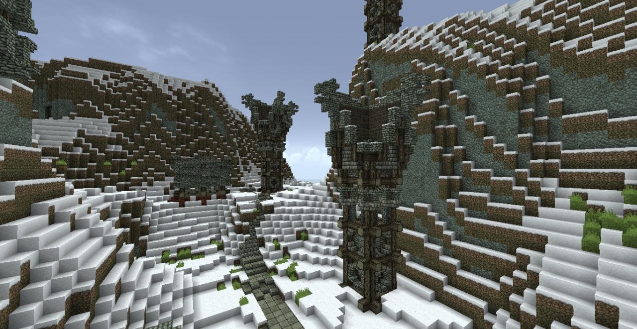 Unique Spawn For A Unique Server Minecraft Map