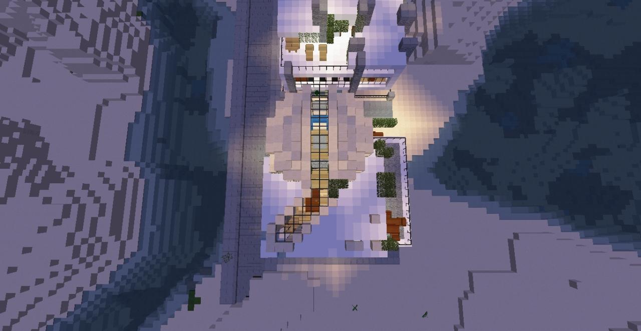 Modern beach house 1 Minecraft Map