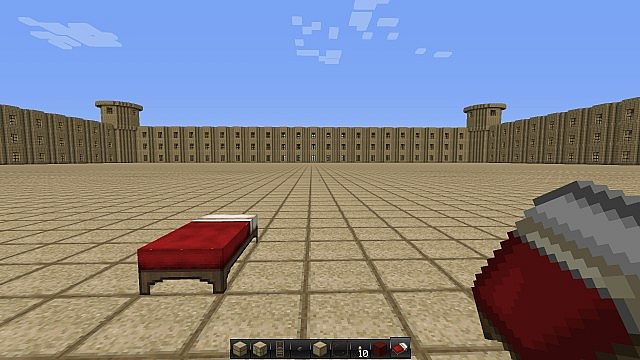 Sandstone Castle Walls Minecraft Map