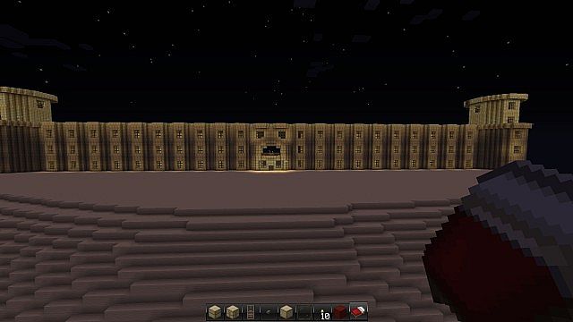 Sandstone Castle Walls Minecraft Map