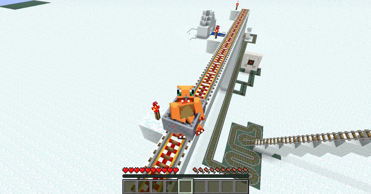 crazy cart Minecraft Map