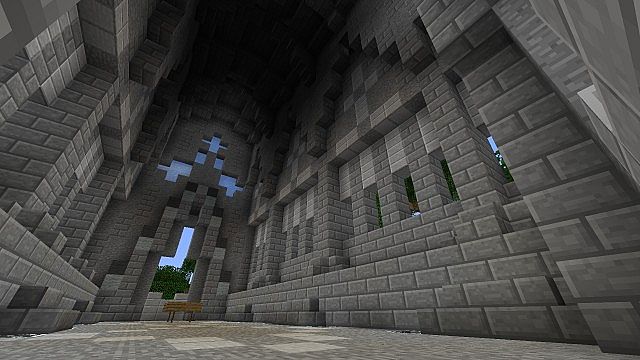 Epic Church Hallway Minecraft Map