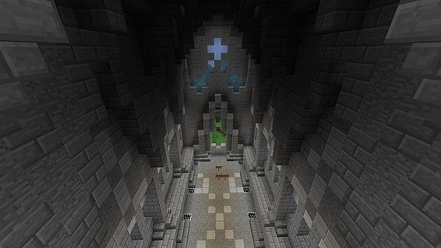 Epic Church Hallway Minecraft Map