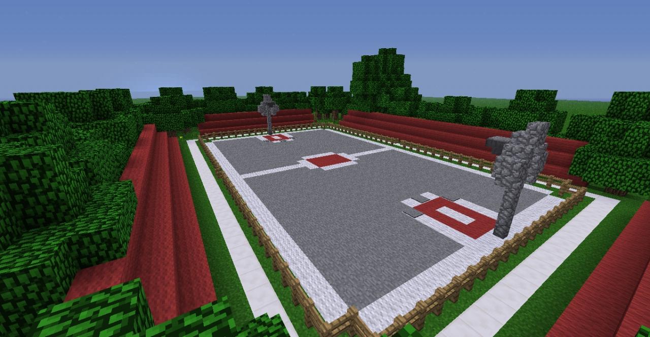 Field Basketball Minecraft Map