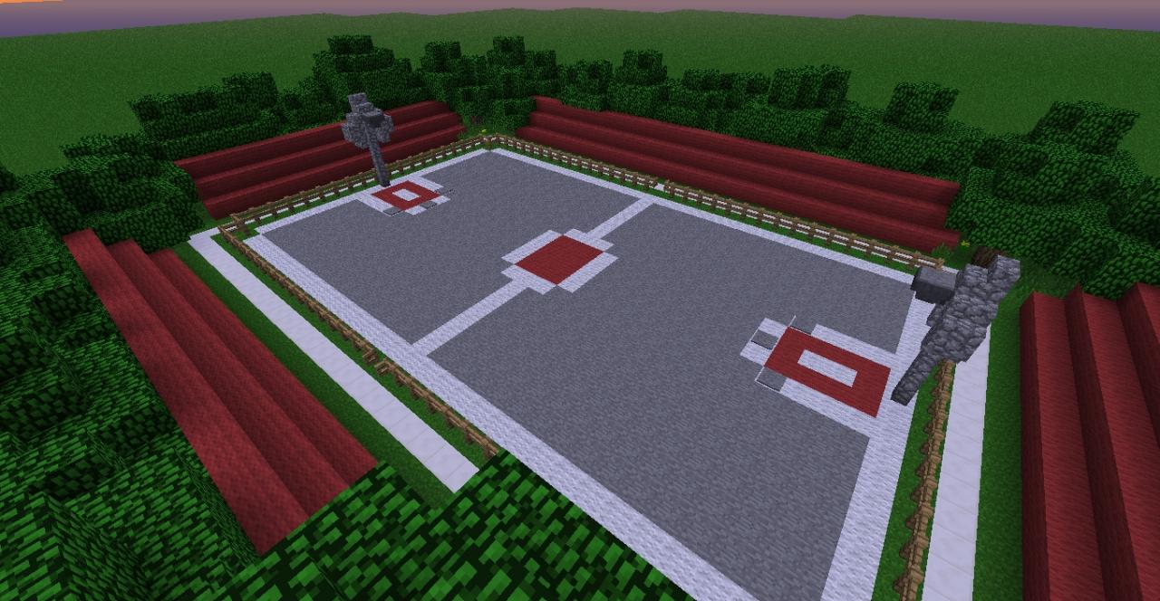 Field Basketball Minecraft Map