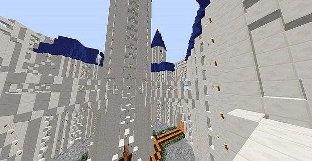 Quartz castle Minecraft Map