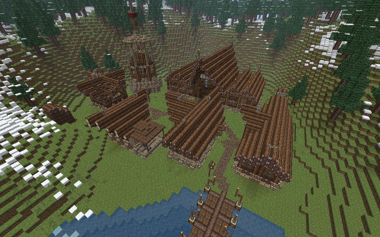 Small Nordic Village Minecraft Map