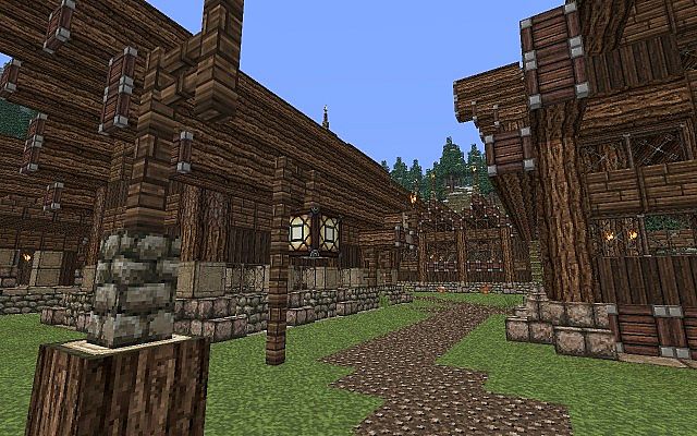 Small Nordic Village Minecraft Map