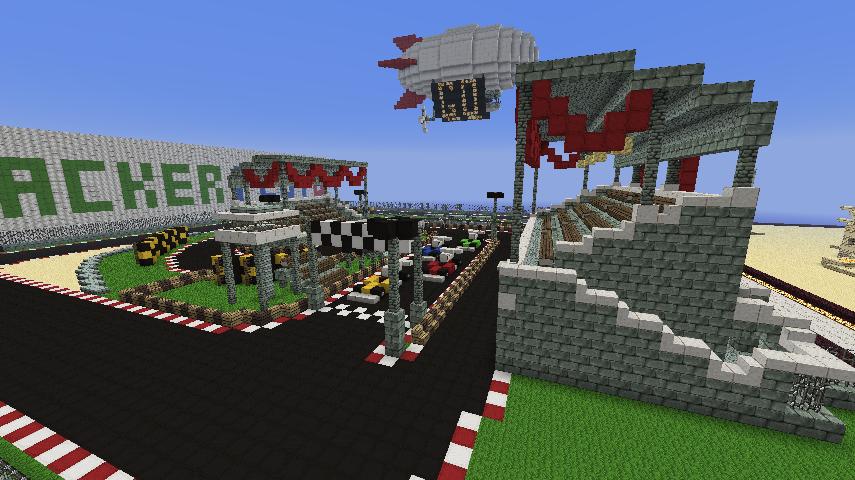 F1 Race track Minecraft Map