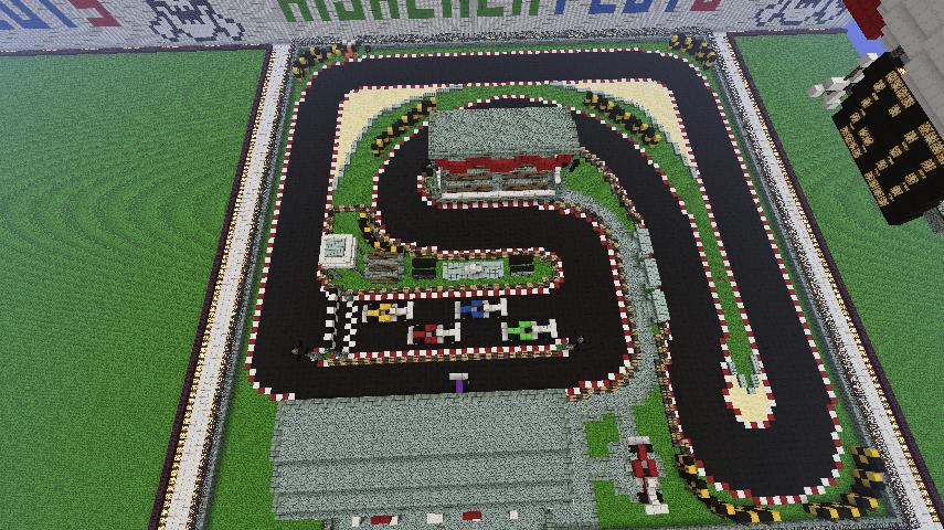 F1 Race track Minecraft Map